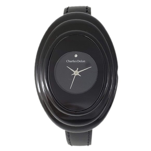 Charles Delon | Accessories | Charles Delon Casual Style Black Watch ...